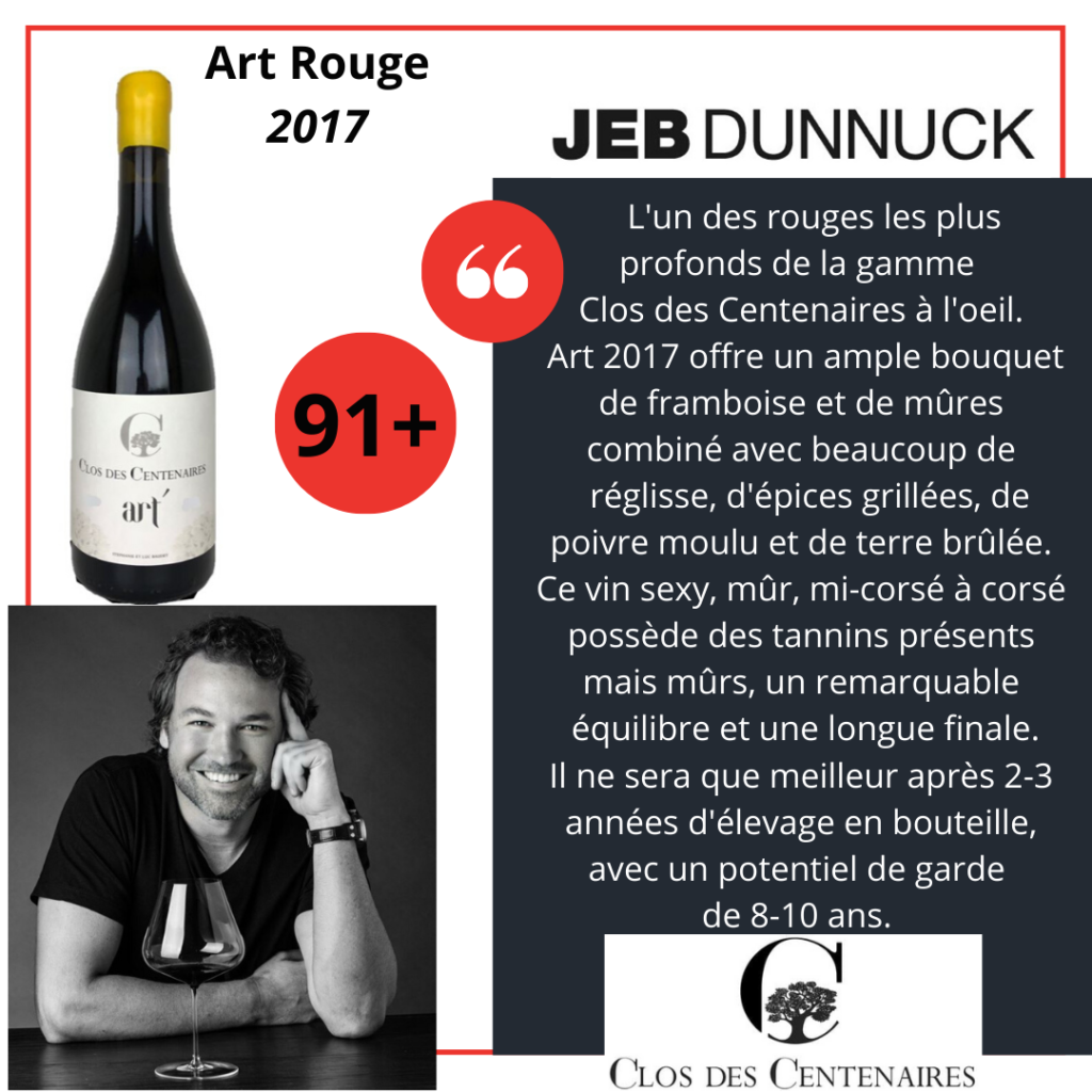 Les notes de Jeb Dunnuck - Clos des Centenaires